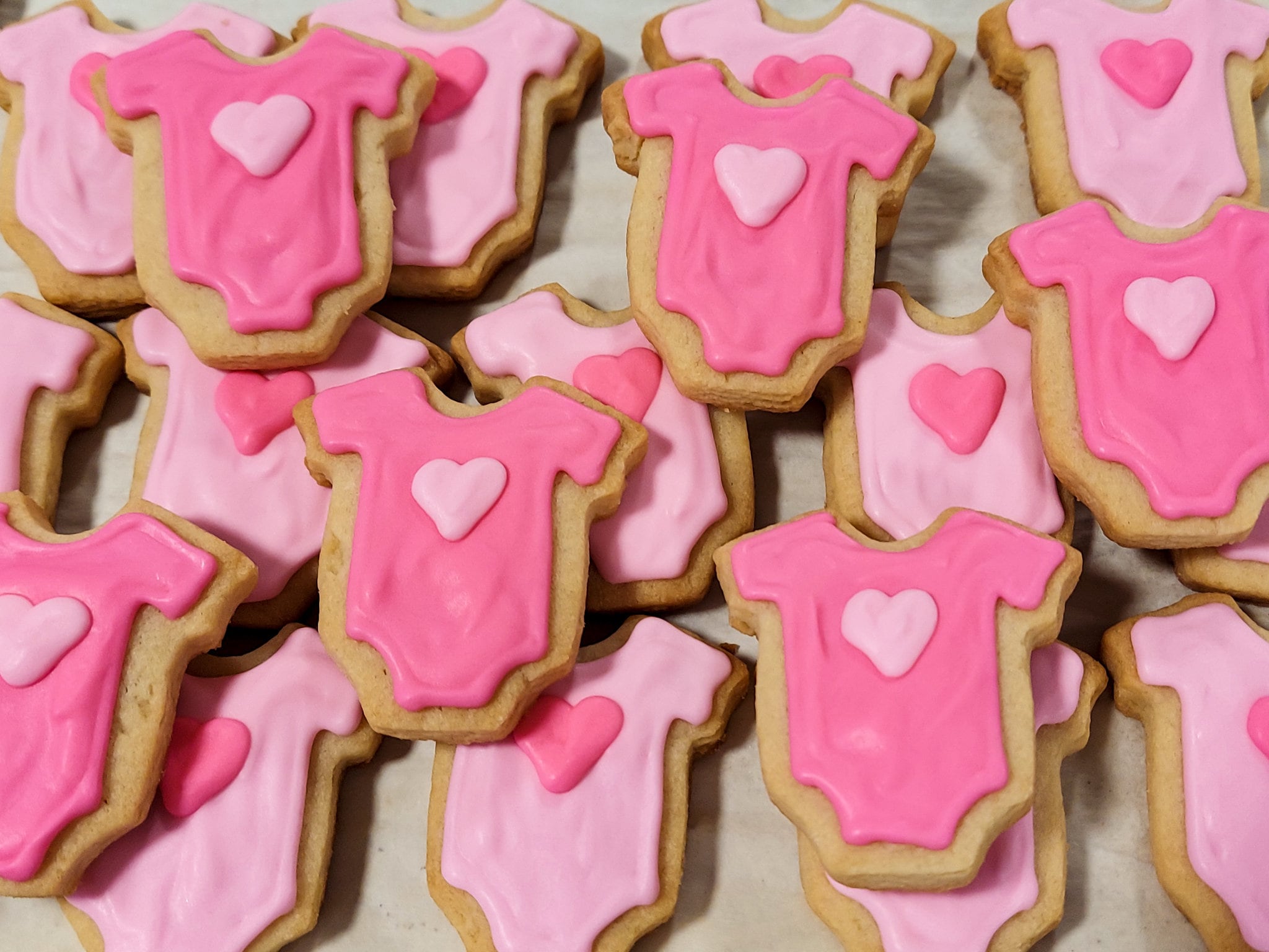Mini Baby Onesie Cookies (2 dozen) – Storybook Bakery, Shipped!