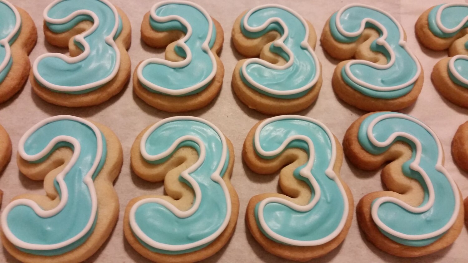 Mini Number / Letter Cookies - Outline (2 dozen) – Storybook Bakery ...